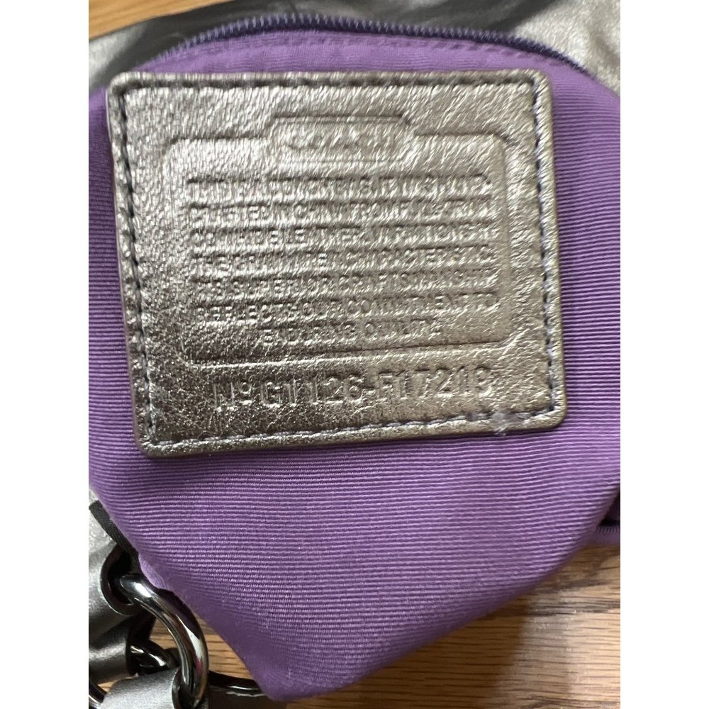 Coach Soho Leather Hobo Bag Metallic Bronze Handbag - Gem